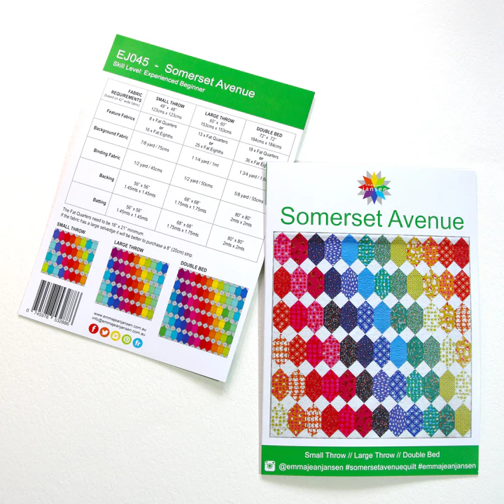 Emma Jean Janson - Somerset Avenue quilt pattern — The Next Stitch