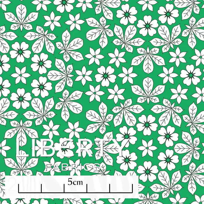 Liberty Lawn - The Floral Journey II - Godwin green — The Next Stitch