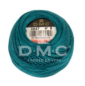 DMC Perle 8 thread - 3847 - Dark Teal — The Next Stitch