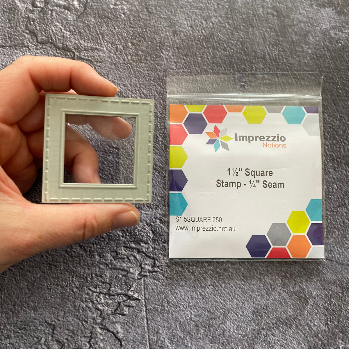 1.5-inch Square Stamp — The Next Stitch